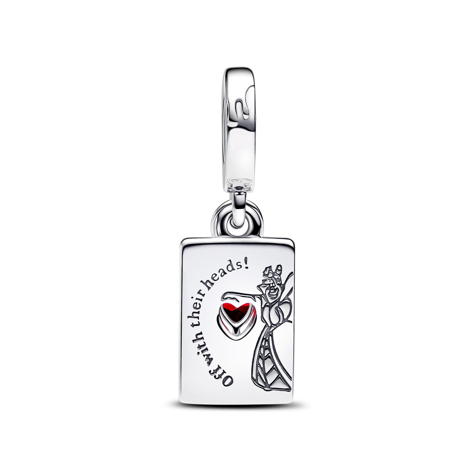 Disney Villains Queen Of Hearts Sterling Silver Dangle With Cherries J ...